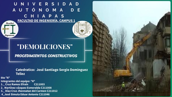 PRESENTACIÓN DE DEMOLICIONES | Genially