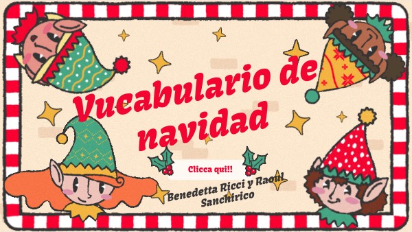 VOCABULARIO DE NAVIDAD