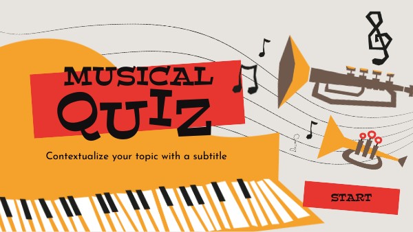 Musical quiz-verb tense/comma rules | Genially
