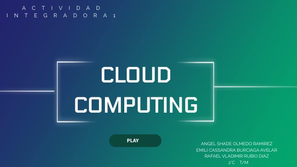 CLOUD COMPUTING