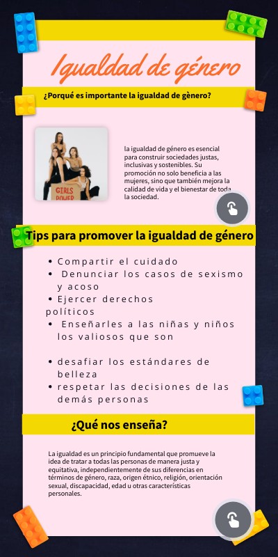 Infografia igualdad de género | Genially