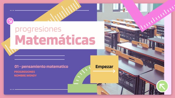 progresiones matematicas
