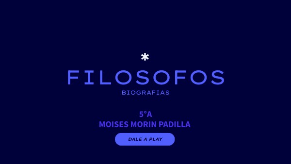 FILOSOFOS | Genially