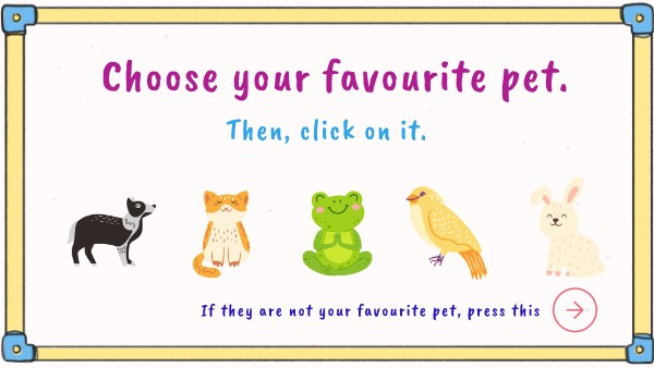 Favourite pets | Genially