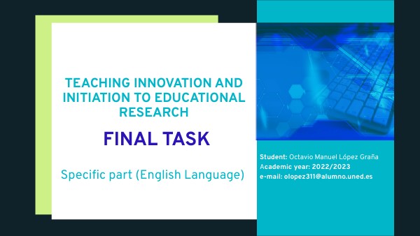 Teaching Innovation - Final Task | Genially