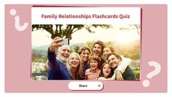 [TFM] Activity 1 - Family relationships flashcards quiz | Genially