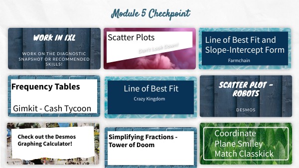 Module 5 Choice Board