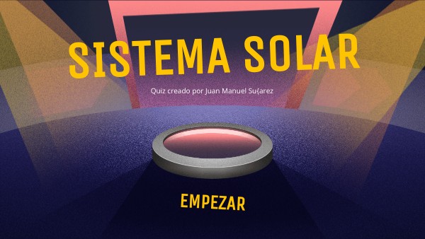 QUIZ SISTEMA SOLAR - JM | Genially