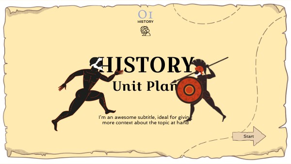 HISTORY UNIT PLAN | Genially