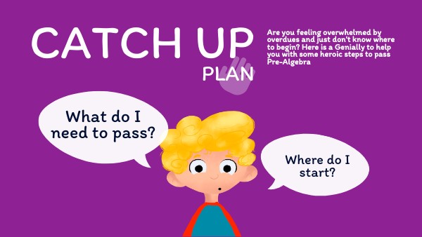 Catch Up Plan