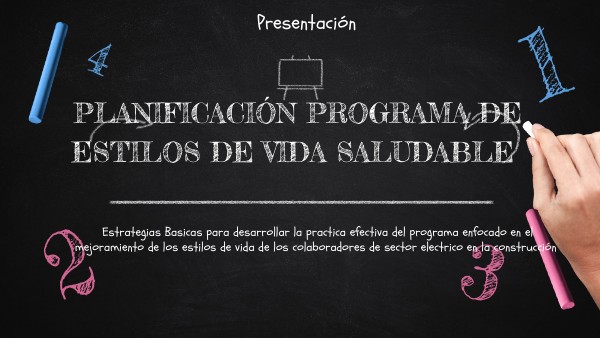 Presentación para Programa Estilos de Vida | Genially