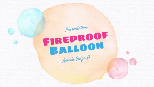 Physics Project - Fireproof Balloon