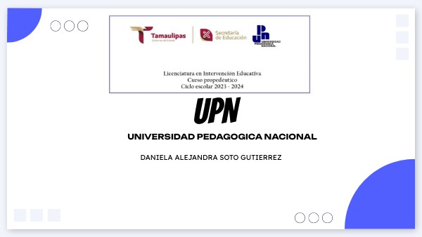 UPN | Genially