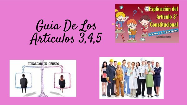 GUÍA De los Articulos | Genially