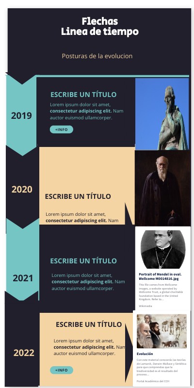 TIMELINE FLECHAS | Genially