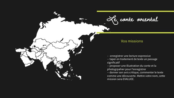 LE CONTE ORIENTAL | Genially