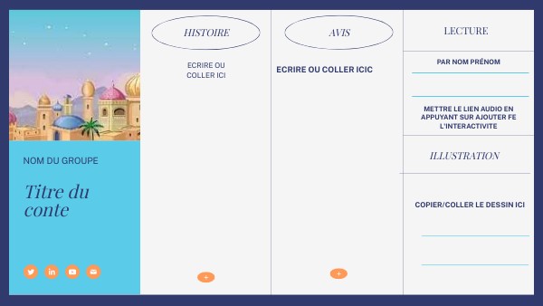 rendu conte oriental | Genially