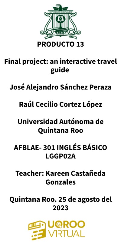 INFO GUÍA VIAJE | Genially