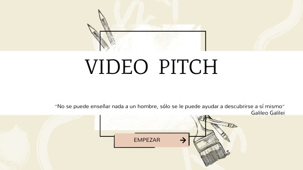VIDEO - PITCH | Genially