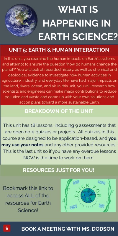 Unit 5 Earth Science | Genially