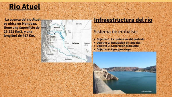 Manejo del agua en el rio Atuel