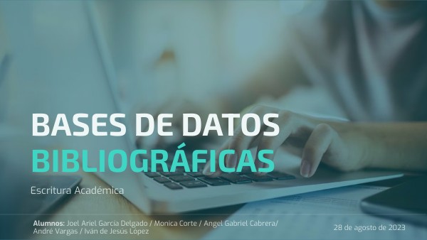 BASES DE DATOS BIBLIOGRÁFICAS | Genially