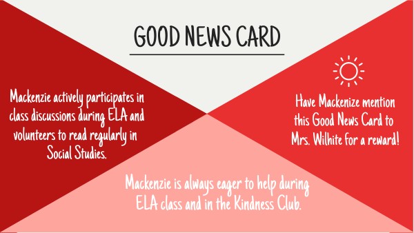 Good News Card: Mackenize | Genially