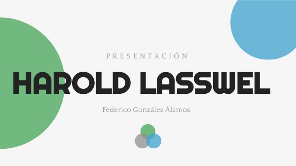 Presentación lasswell