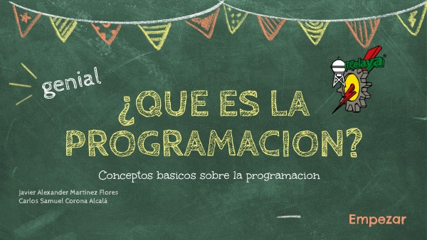 ¿Qué es la Programacion? | Genially