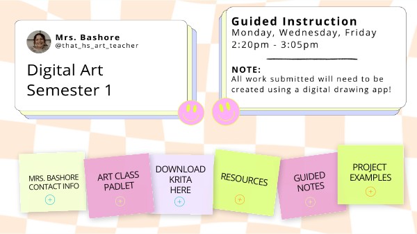 Digital Art Semester 1 | Genially