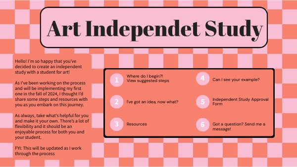 Art Independent Study
