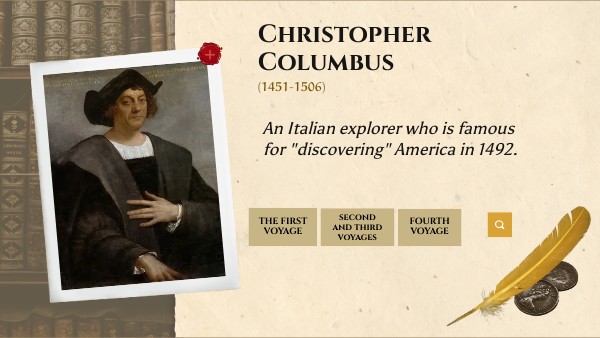 Christopher Columbus summary | Genially