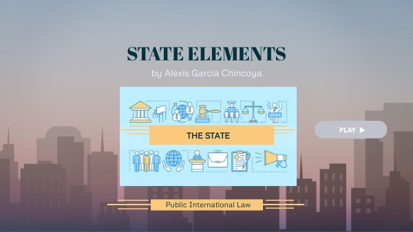 ELEMENTS OF THE STATE