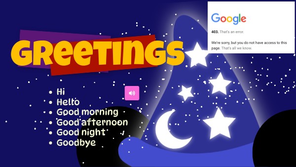 Greetings | Genially