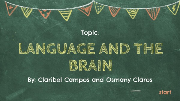 Language and the Brain | Genially