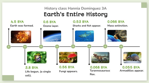 Earth's Entire History Hannia Dominguez 3A