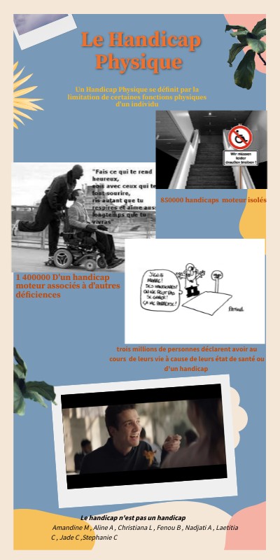 Poster Handicap Physique | Genially