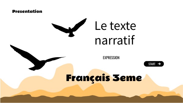 PRESENTATION Texte Narratif | Genially