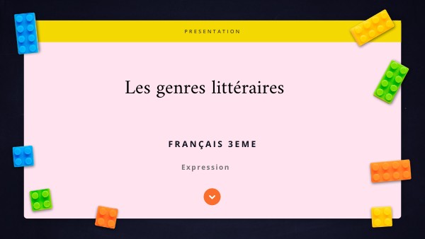 Présentation genres litterraires | Genially