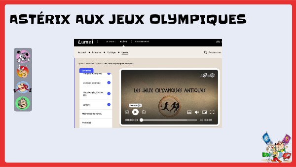 Plateau Astérix JO | Genially