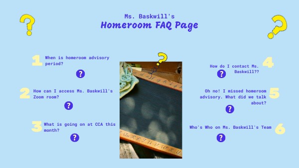 Baskwill Homeroom Resources