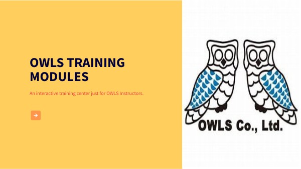 OWLSTRAININGMODULES | Genially