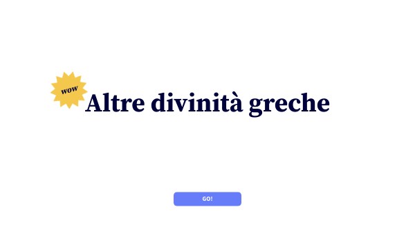 Altre divinità greche