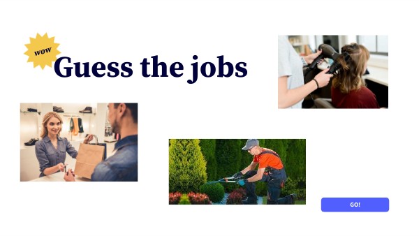 Guess the Jobs | Genially