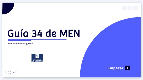 Guía 34 del MEN | Genially