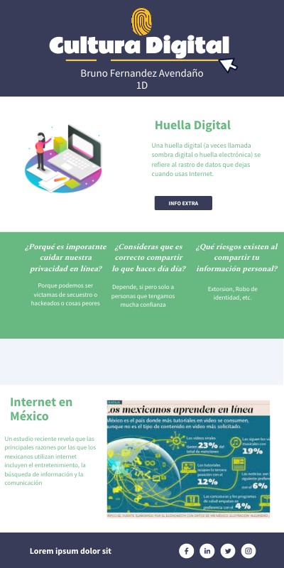 Cultura Digital Infografía | Genially