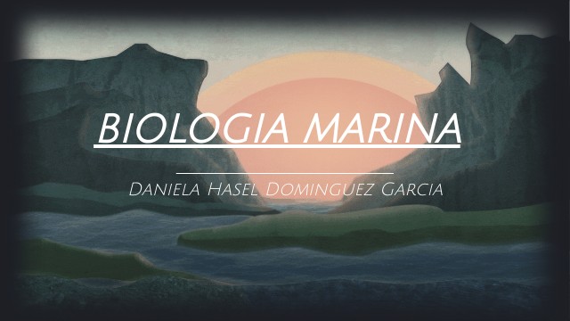 BIOLOGIA MARINA