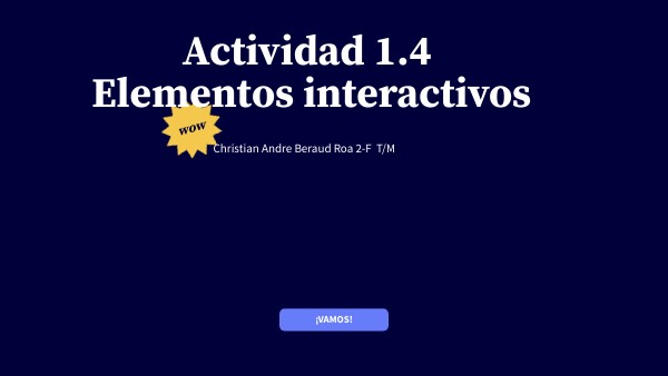 CA - Elementos interactivos | Genially