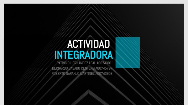Actividad integradora | Genially