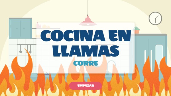 Cocina en llamas | Genially
